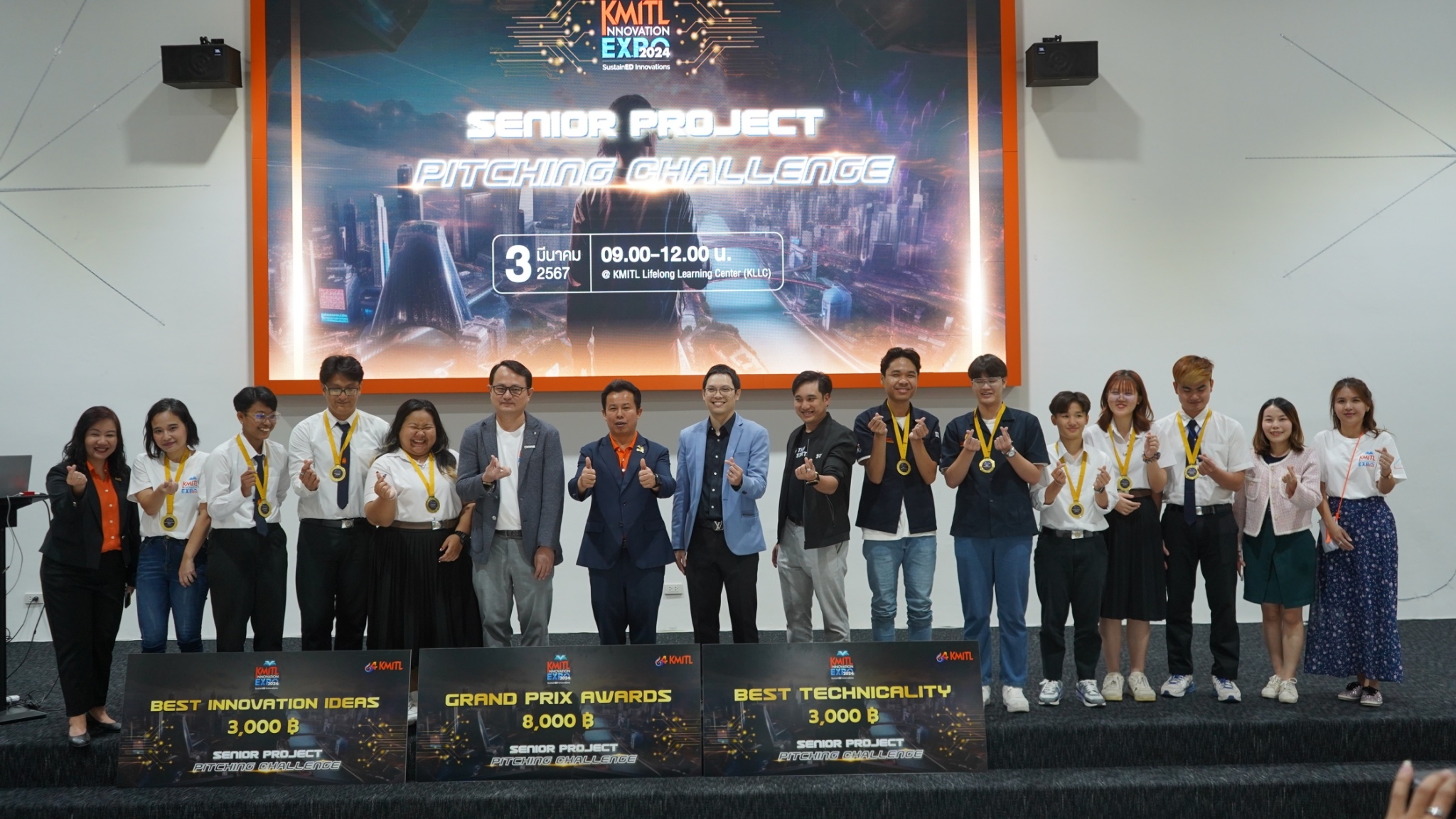 ประกาศผลรางวัล Senior Project Pitching Challenge | สถาบันเทคโนโลยีพระ ...