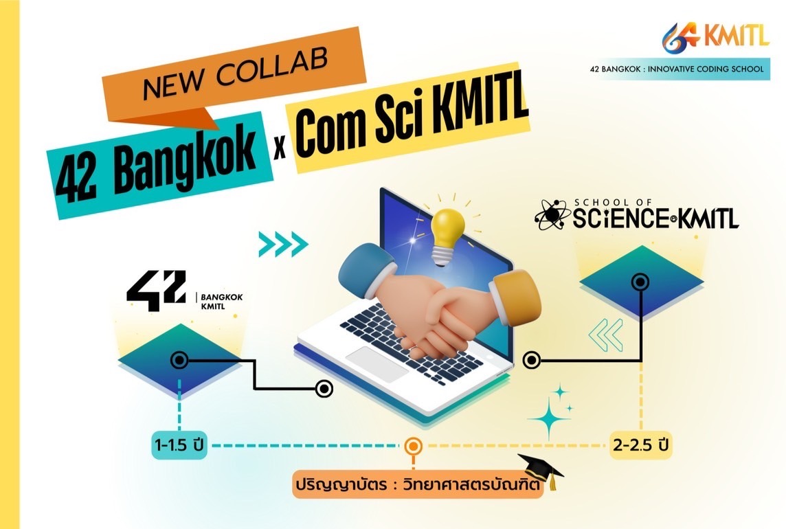 42 Bangkok+Com Sci ป.ตรีไม่เกิน 4 ปี | สถาบันเทคโนโลยีพระจอมเกล้าเจ้าคุณทหารลาดกระบัง
